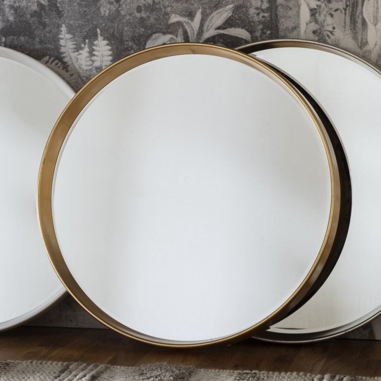 Mira Round Gold Mirror by Gallery Living | Style Our Home