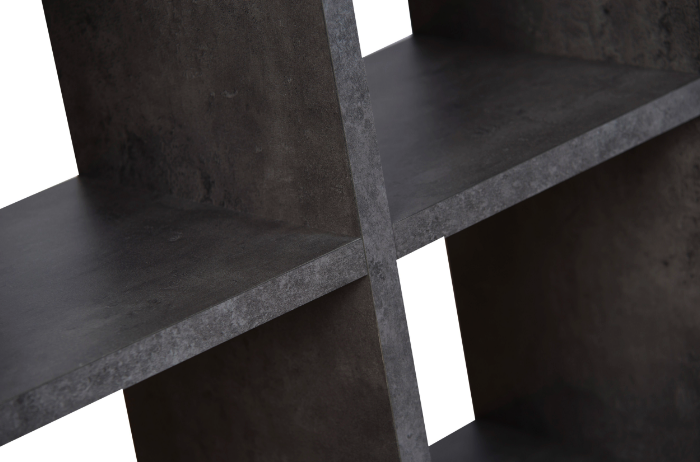 Pombal 2010-018 Shelving Unit Concrete Look (melamine) Finish ...