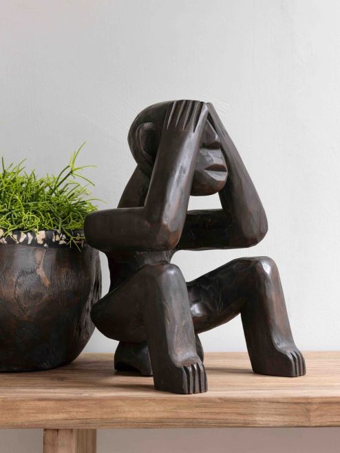 See Nothing Statue by DTP Interiors | Style Our Home