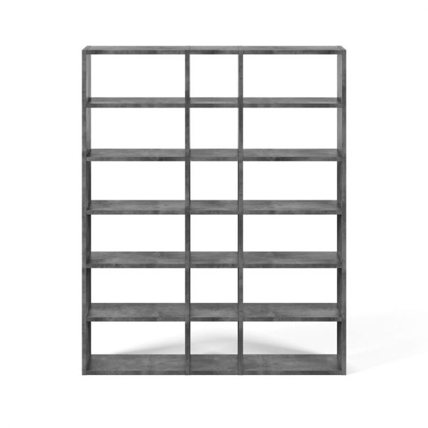 Pombal 2010-018 Shelving Unit Concrete Look (melamine) Finish ...
