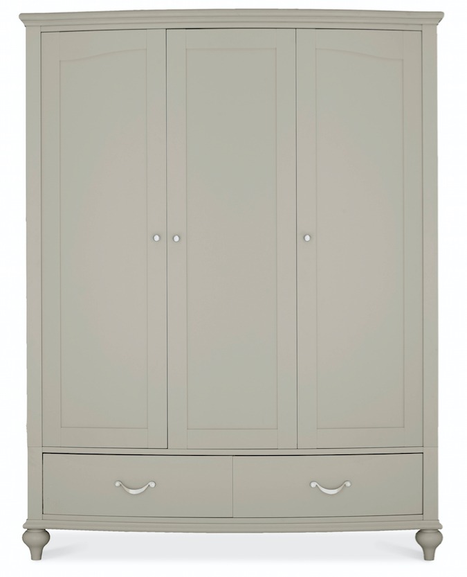 Montreux Urban Grey Triple Wardrobe by Bentley Designs | Style Our Home